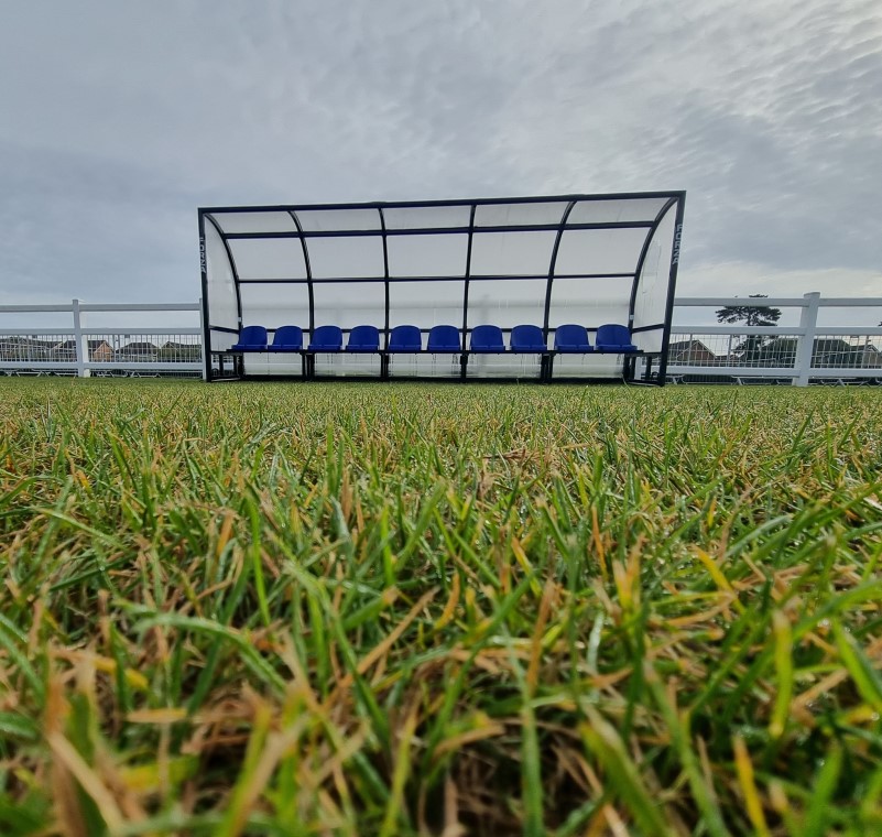 NEW DUGOUTS AT THE BLC - BRANTHAM ATHLETIC