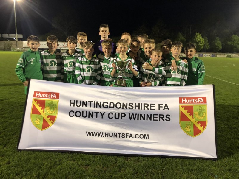 Rowdies U13 White clinch County Cup - Huntingdon Town Rowdies Youth FC