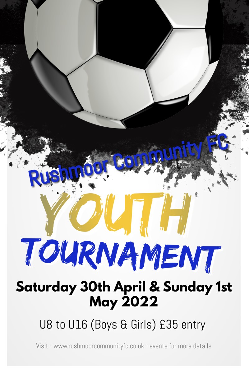 Rushmoor Community FC, RCFC 2022 Youth tournament