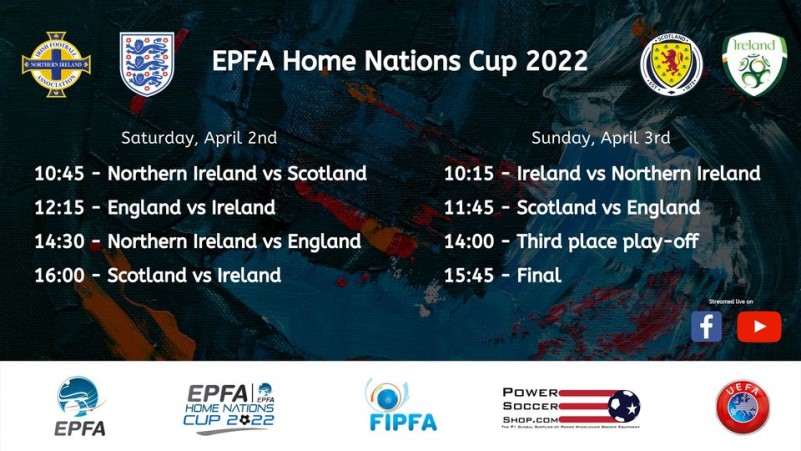 Leeds Powerchair FC, EPFA Home Nations Tournament