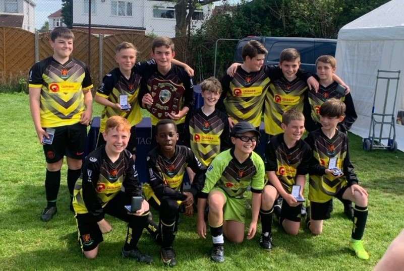 May 2022 - U12 Boys make it 3 Shield wins in May - Foots Cray Lions