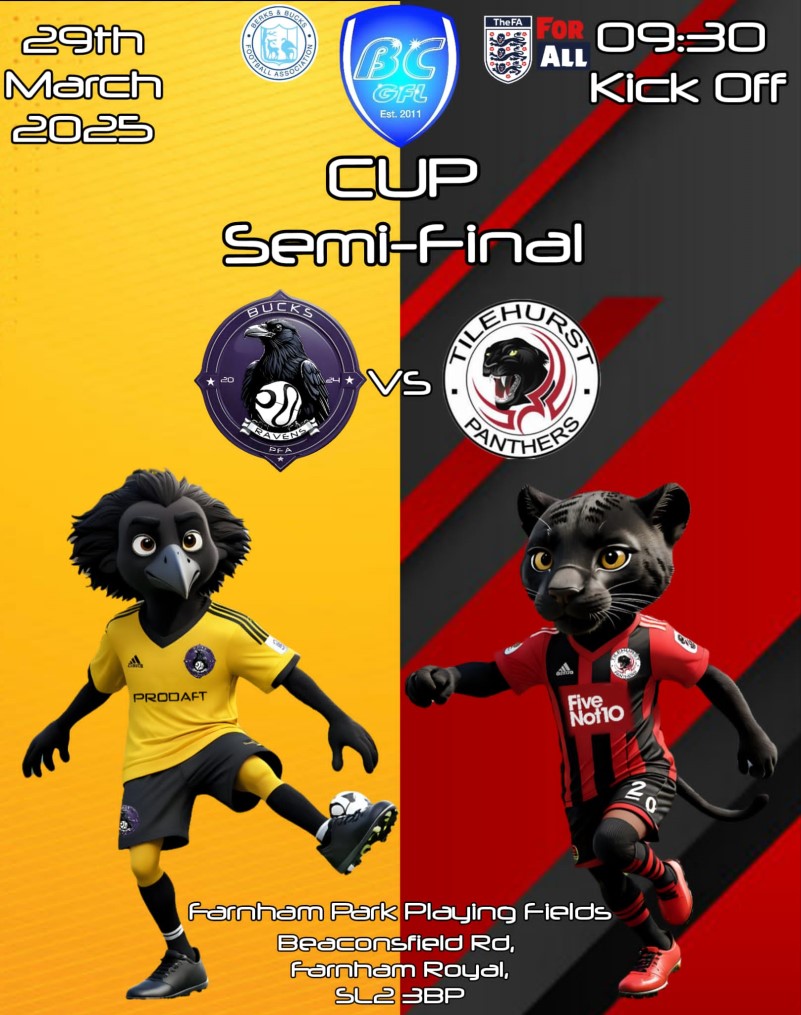 Tilehurst Panthers, Tilehurst Panthers U11 vs Bucks Ravens