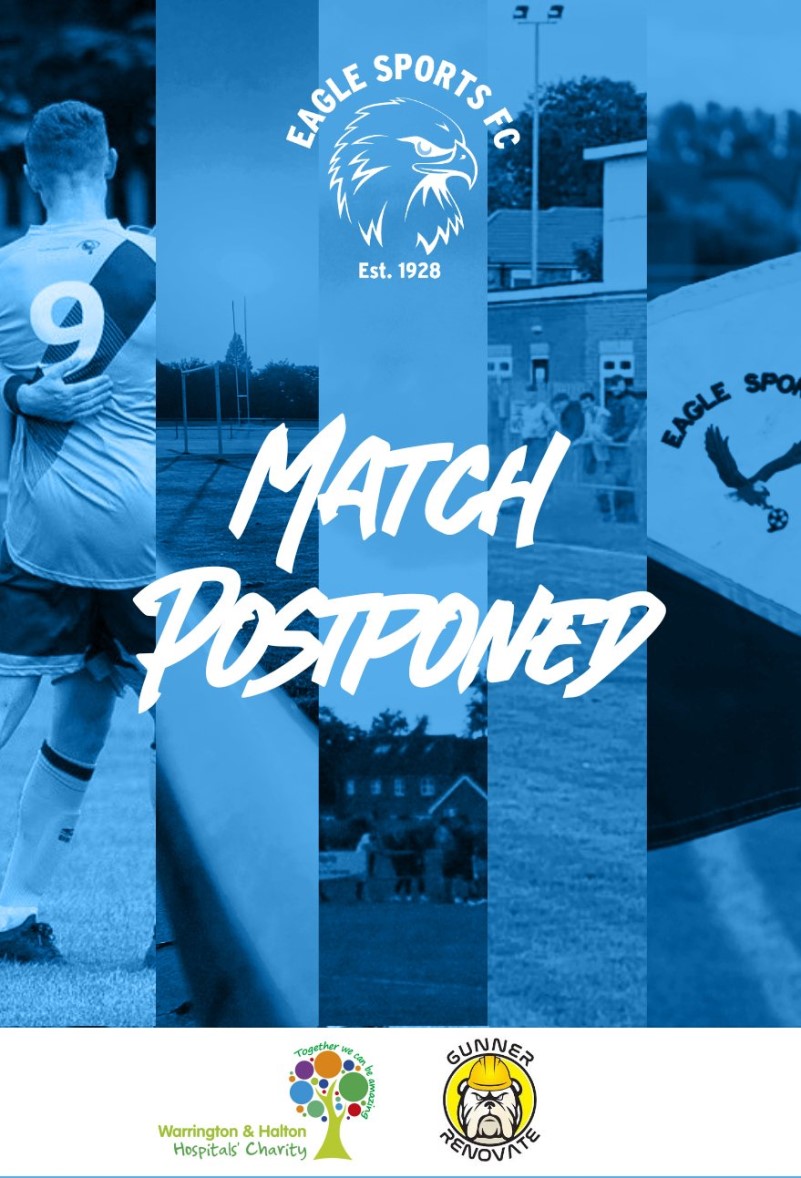 POSTPONED - WINSTANLEY WARRIORS - Eagle Sports Football Club