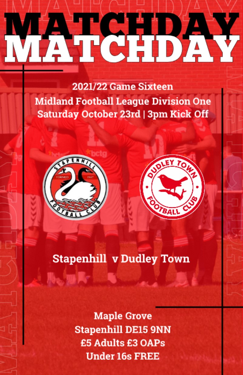 2021/22 Match Preview - Stapenhill (A) - DUDLEY TOWN FC