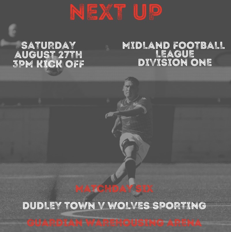 2022/23 Match Preview - Wolves Sporting (H) - DUDLEY TOWN FC