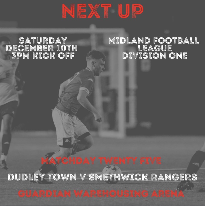 2022/23 Match Preview - Smethwick Rangers (H) - DUDLEY TOWN FC