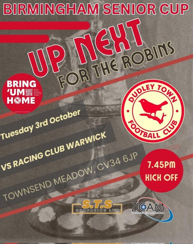 2023/24 Birmingham Senior Cup Match Preview - Racing Club Warwick (A ...