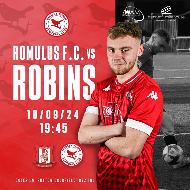 2024/25 Match Preview - Romulus (A) - DUDLEY TOWN FC