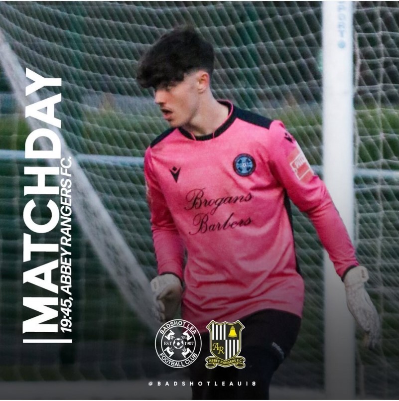 YOUNG BAGGIES AWAY TO ABBEY RANGERS (D 1-1) - Badshot Lea Football Club
