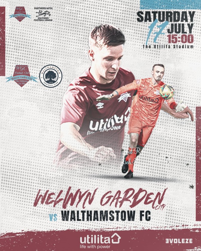 PSF: Walthamstow FC - Sat 17th July - Welwyn Garden City Football Club