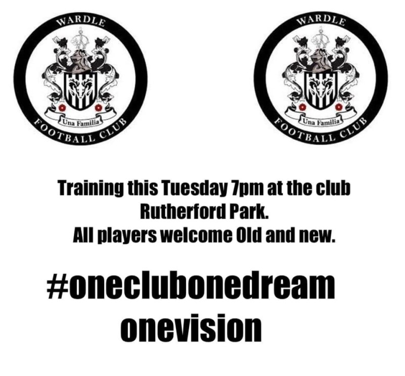 Wardle FC, Training
