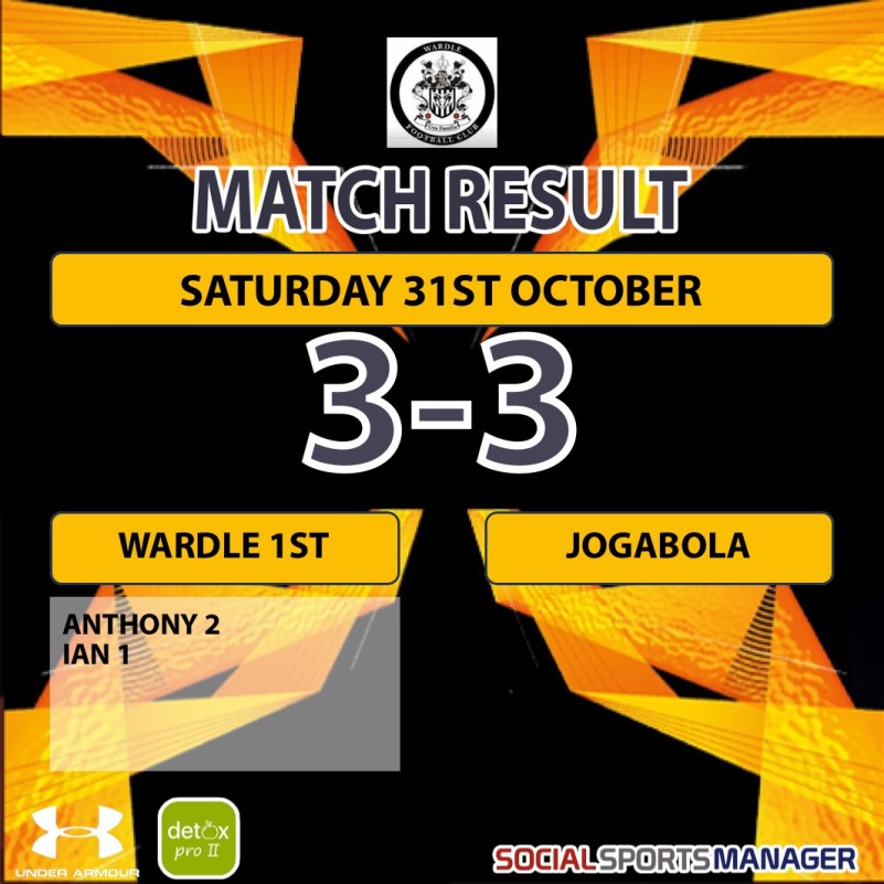 A draw for the 1st team - Wardle FC