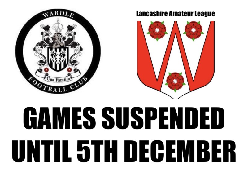 Wardle FC, Covid games suspended