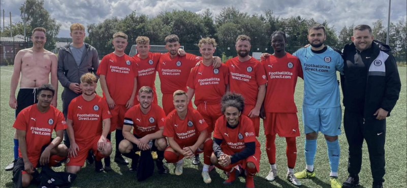 First friendly for our new Sunday team - Wardle FC
