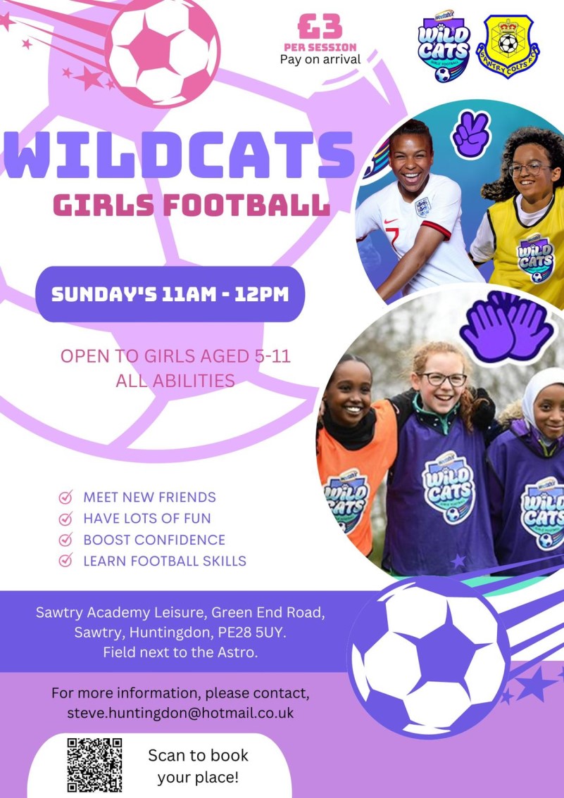 Sawtry Colts Wildcats Centre - Sawtry Colts Football Club