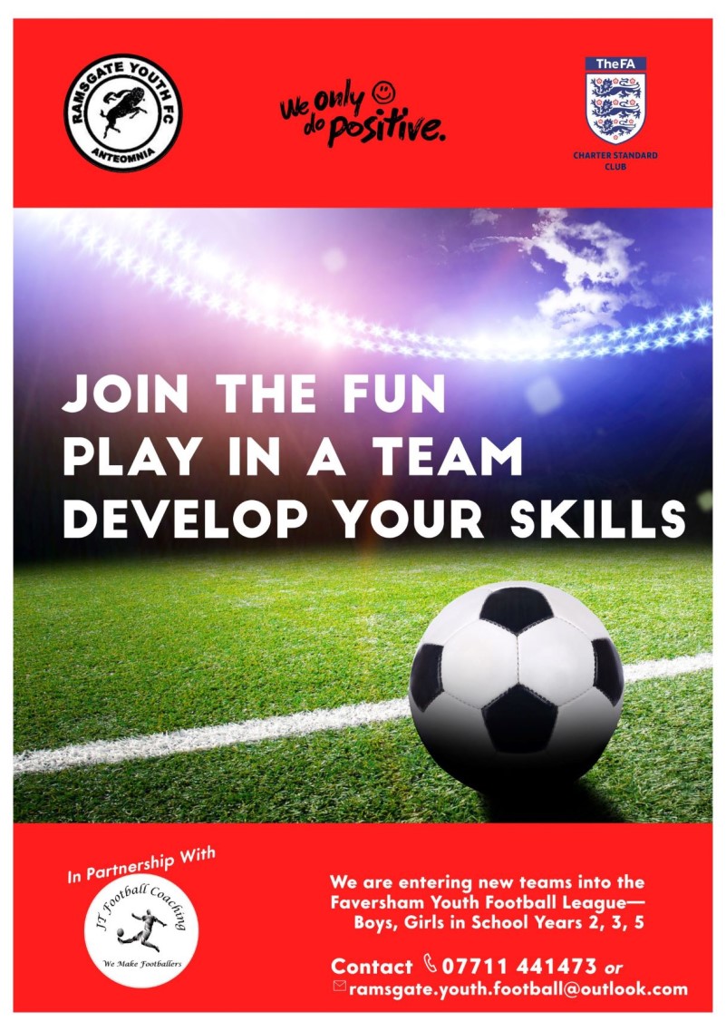 Development Training Thursday's - Ramsgate Youth Football Club