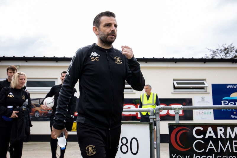 Sean Cresser - Manager of the Month December 2021 - Carmarthen Town AFC