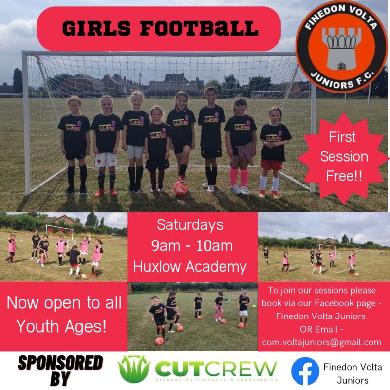 Girls section thriving! - Finedon Volta Juniors FC