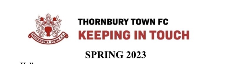 Thornbury Town FC Spring Newsletter - Thornbury Town FC