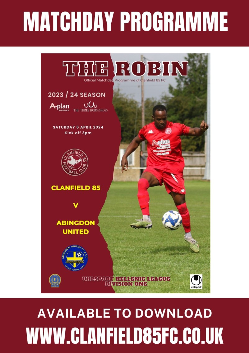 Clanfield 85 v Abingdon United - Clanfield85 Fc
