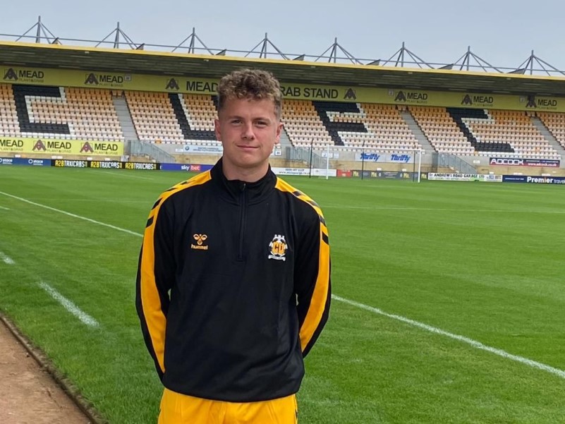 Harry signs first team forms - March Town United FC