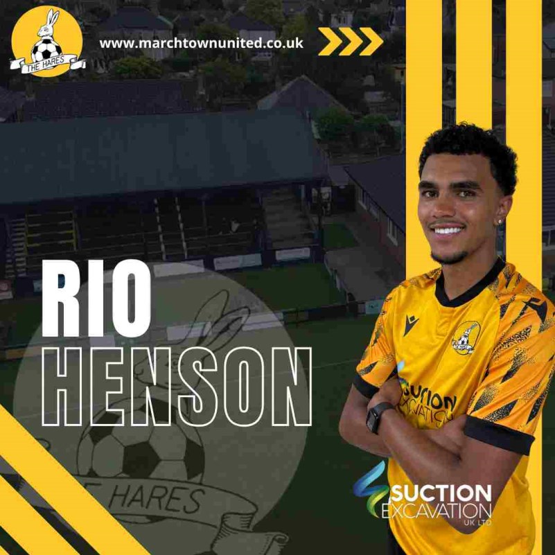 Rio Joins the Hares - March Town United FC