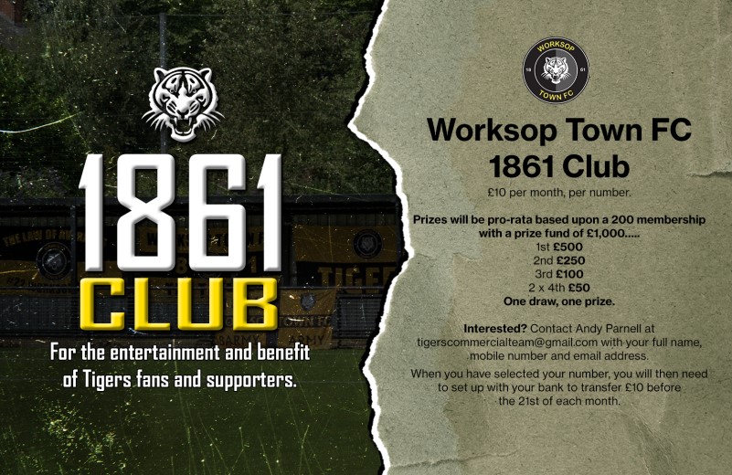 1861 Club April 2023 - Worksop Town FC