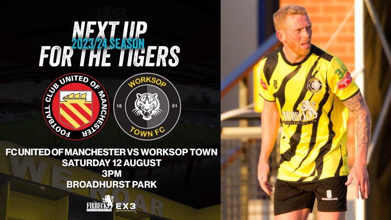 MATCH PACK: FC United of Manchester (A) 12.08.23 - Worksop Town FC