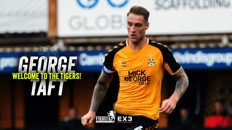 Tigers sign George Taft! - Worksop Town FC