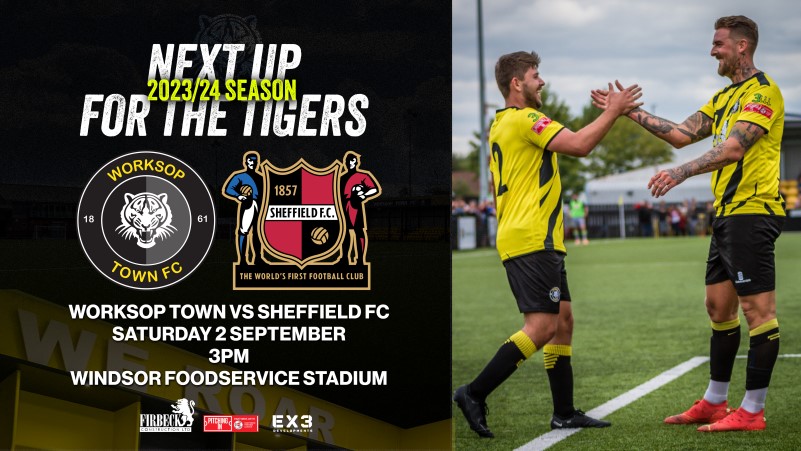 MATCH PACK: Sheffield FC (H) 02/09/23 - Worksop Town FC