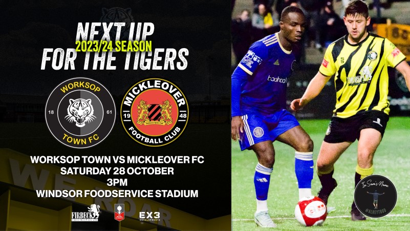 MATCH PACK: Mickleover FC (H) 28.10.23 - Worksop Town FC