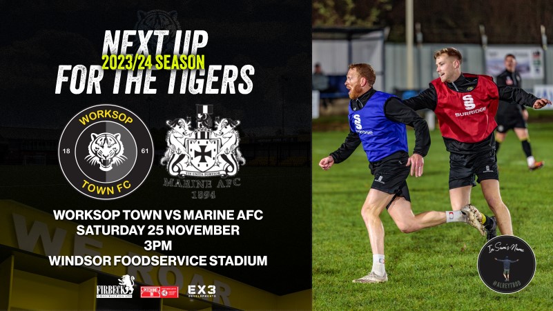 MATCH PACK: Marine AFC (H) 25.11.23 - Worksop Town FC