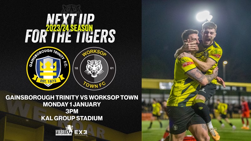 MATCH PACK: Gainsborough Trinity (A) 01.01.24 - Worksop Town FC