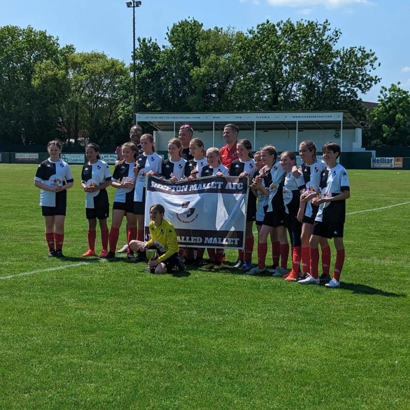 Shepton Mallet Sports FC, Congratulations to the U13 girls' team