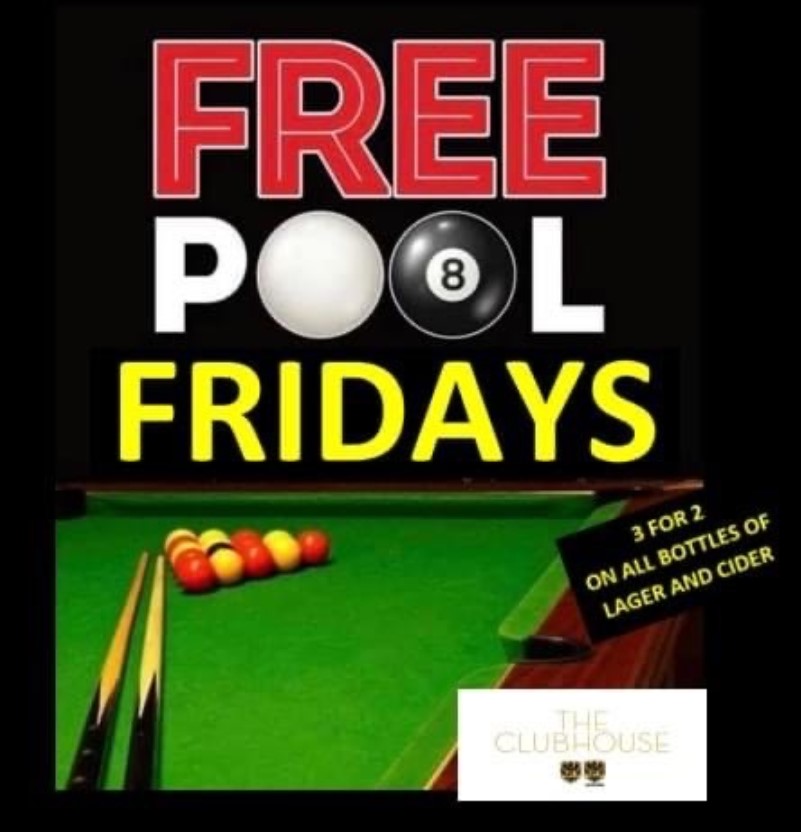 FREE POOL FRIDAYS - Stotfold Football Club