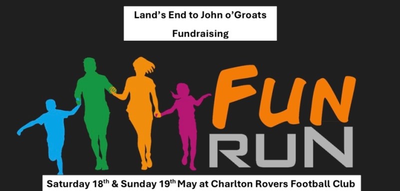 Fundraising Funrun Land's End to John o'Groats - Charlton Rovers AFC
