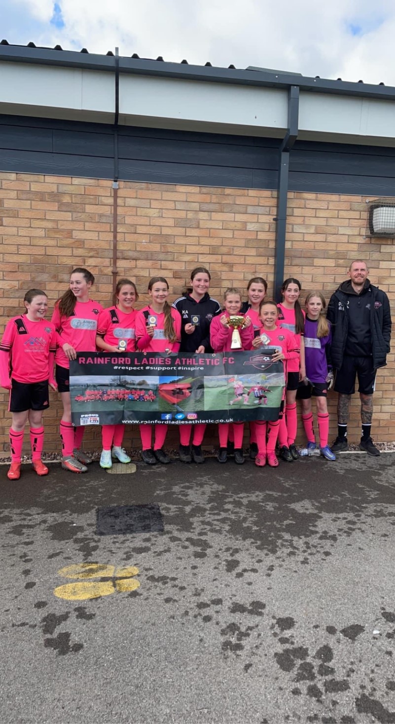 U13’s Liverpool County Cup Winners - Rainford Ladies Athletic