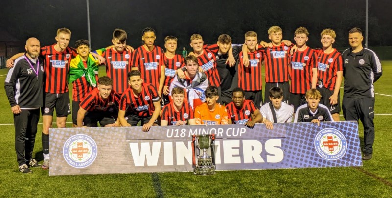 Goole AFC , U18s crowned West Riding FA County Cup Champions 2023/24