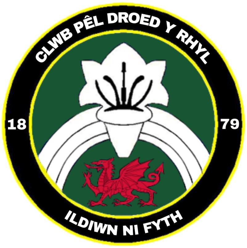 CPD Y RHYL 1879 - New club badge - CPD Y RHYL 1879