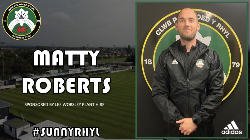 Matty Roberts leaves role as first team coach - CPD Y RHYL 1879