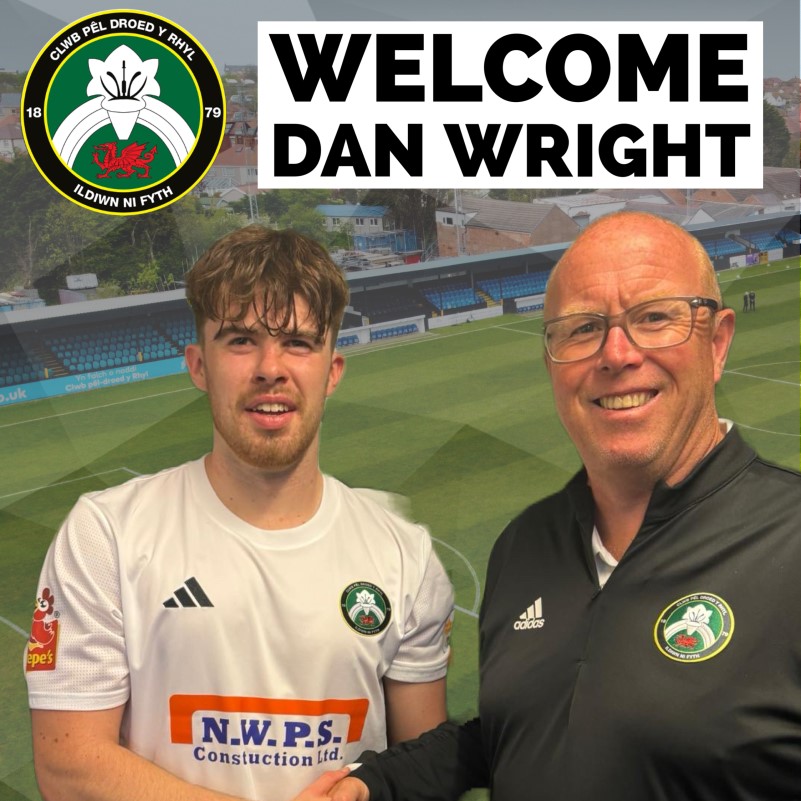 Dan Wright Joins Us with Eyes on Promotion - CPD Y RHYL 1879