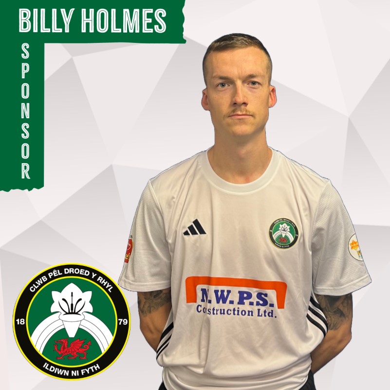 Meet the players - Billy Holmes Q&A - CPD Y RHYL 1879