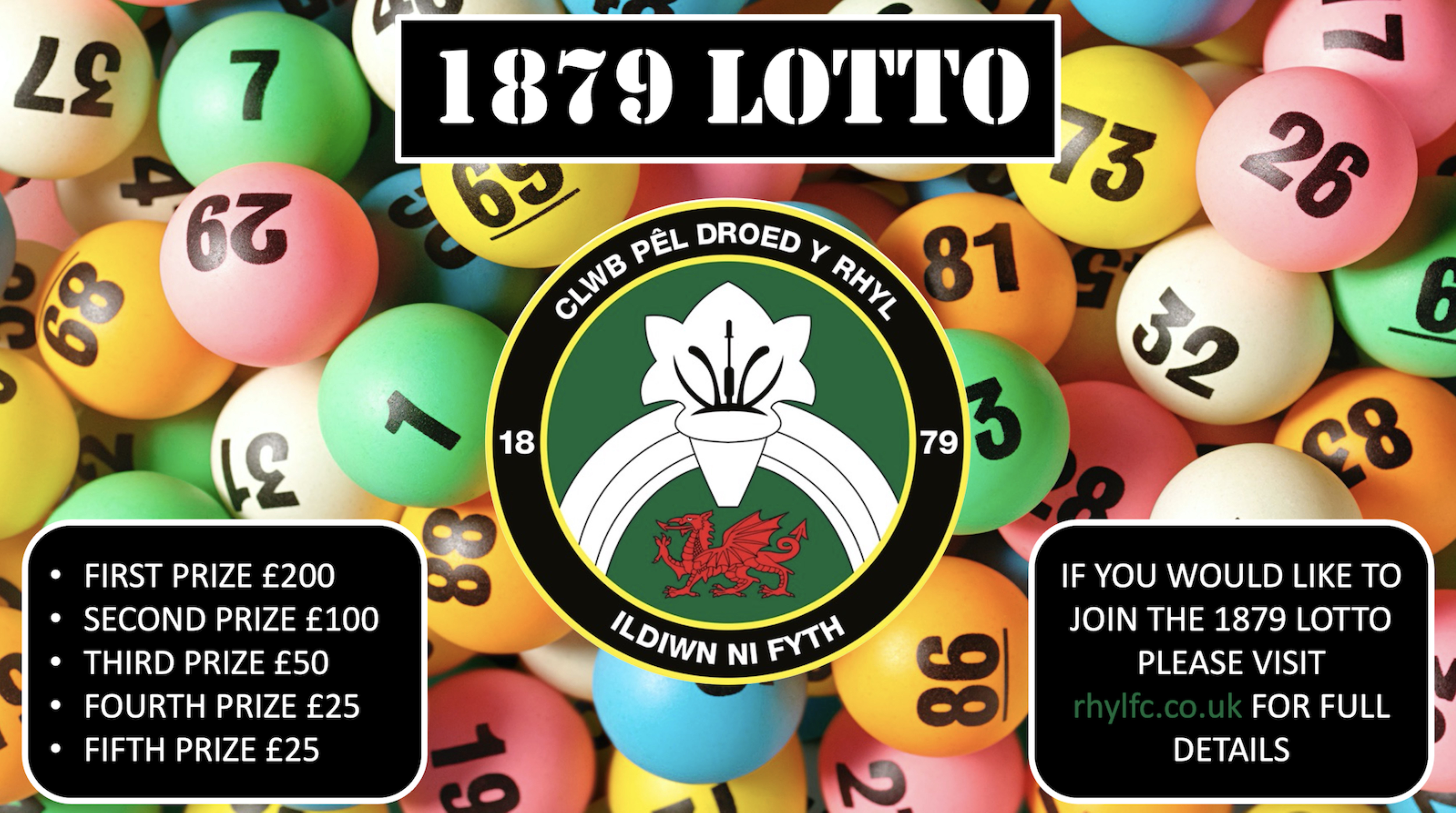 1879 Lotto November 2025 Draw - CPD Y RHYL 1879