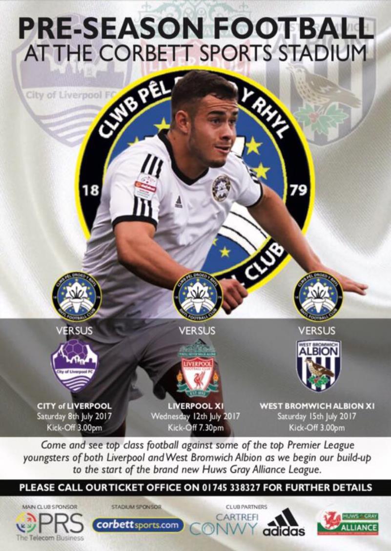 CPD Y RHYL 1879 , On Line Ticket Sales