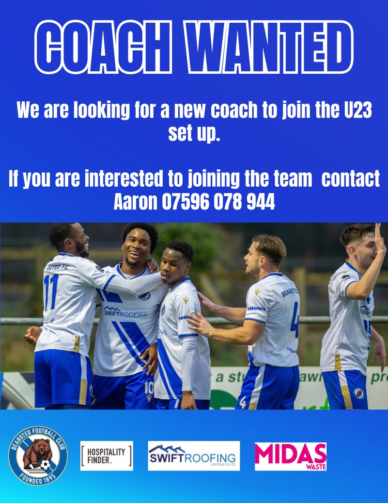 Coach wanted - Bearsted FC