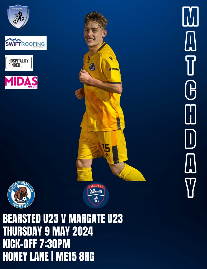 Bearsted FC, MATCHDAY!! Tonight the U23's are at home to Margate