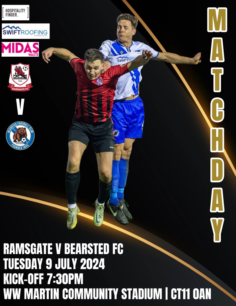 MATCHDAY!! Tonight we face Ramsgate away - Bearsted FC