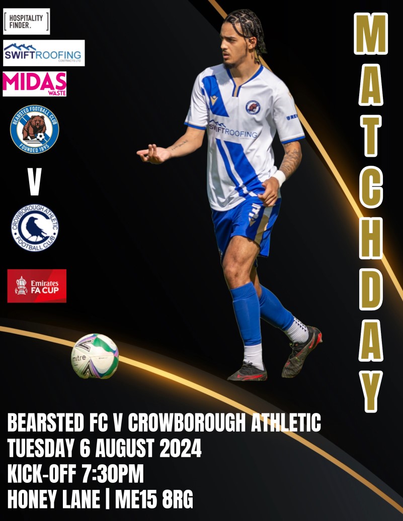 MATCHDAY!! Tonight we face Crowborough Athletic - Bearsted FC