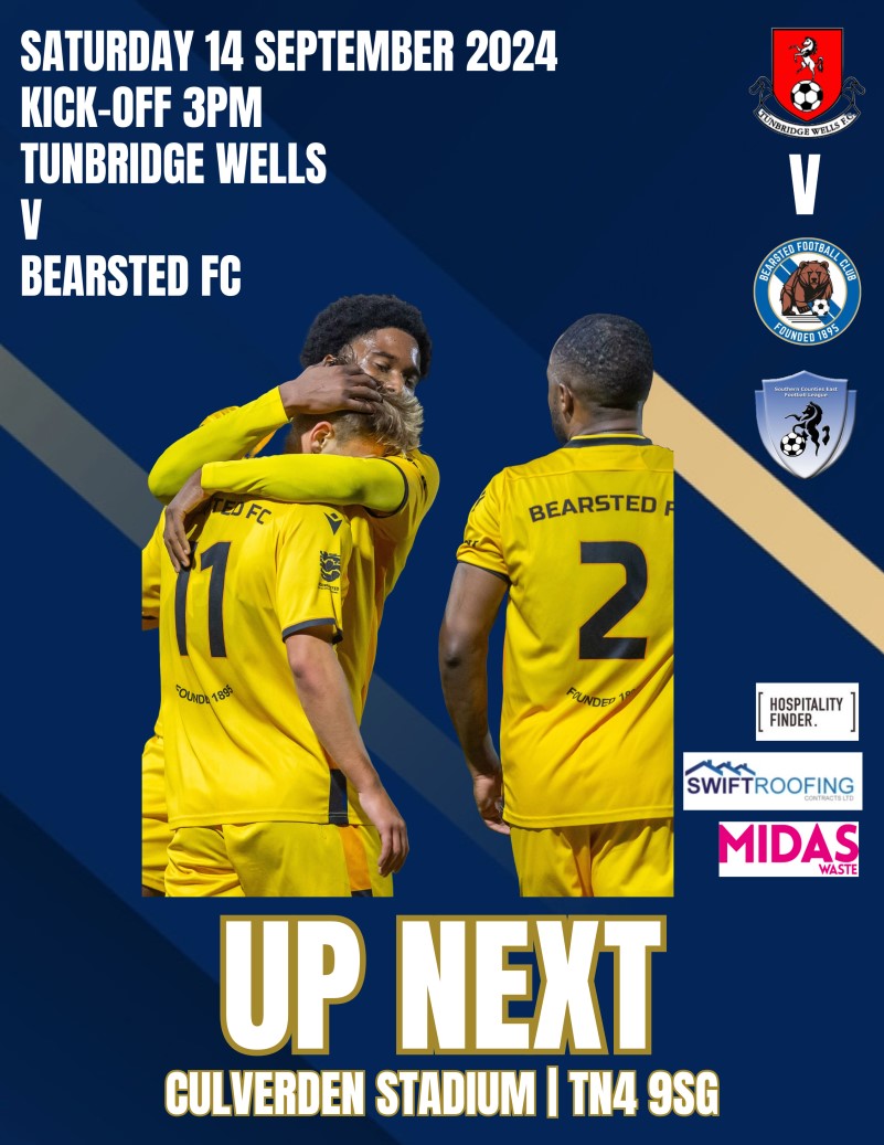 Tunbridge Wells Away - Bearsted FC