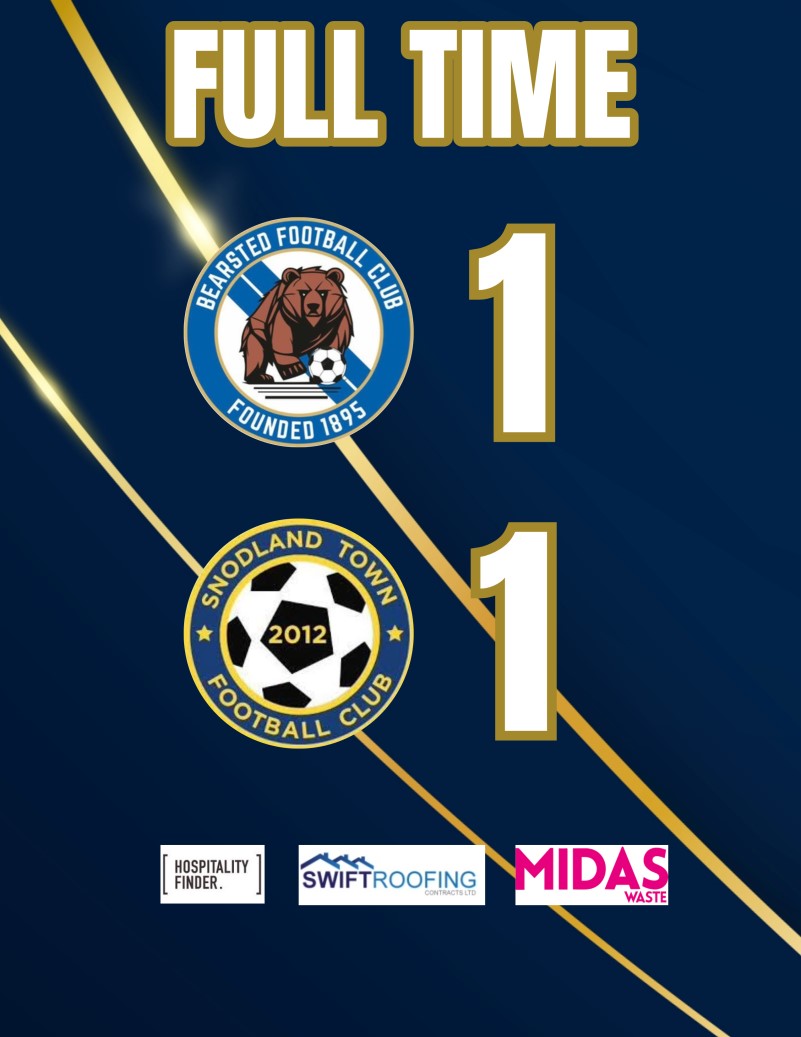 Full time from Honey Lane against Snodland Town - Bearsted FC